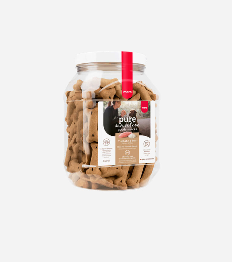 Mera Pure Sensitive Goody Snacks Turkey & Rice – Lei Ces Perforamance
